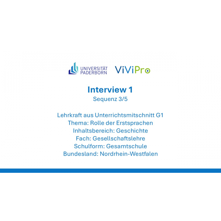ViViPro - Interview 1 - Sequenz 3/5 - Rolle der Erstsprachen - Medien - Videoportal der Uni ...